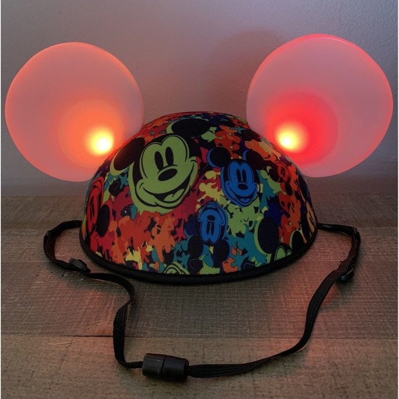 Disney | Accessories | Mickey Mouse Light Up Ears Hat Disney Parks ...